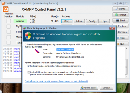 Curso de PHP - Instalando o XAMPP - Apache, MySQL, PHP e Perl