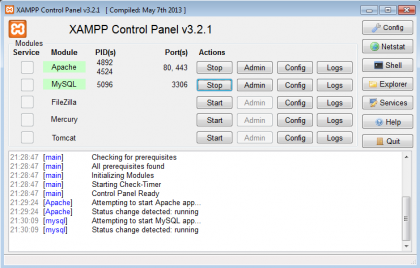 Curso de PHP - Instalando o XAMPP - Apache, MySQL, PHP e Perl