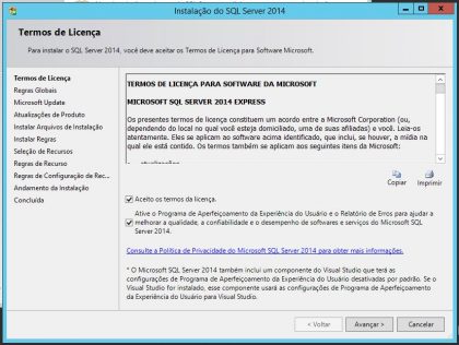 Como instalar o Microsoft SQL Server 2014 Express no Windows Server ...