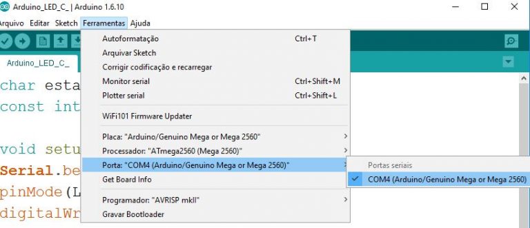 Controlando um LED no Arduino usando C# e Visual Studio - Bóson ...