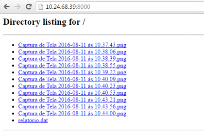 SimpleHTTPServer - Acesso a arquivos e servidor Web instantâneo com ...
