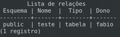 Como listar Bancos de Dados e Tabelas no PostgreSQL - Bóson ...